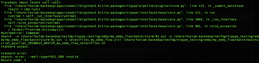 Nipype: RuntimeError when wrapping a command line executable - nipype - Neurostars