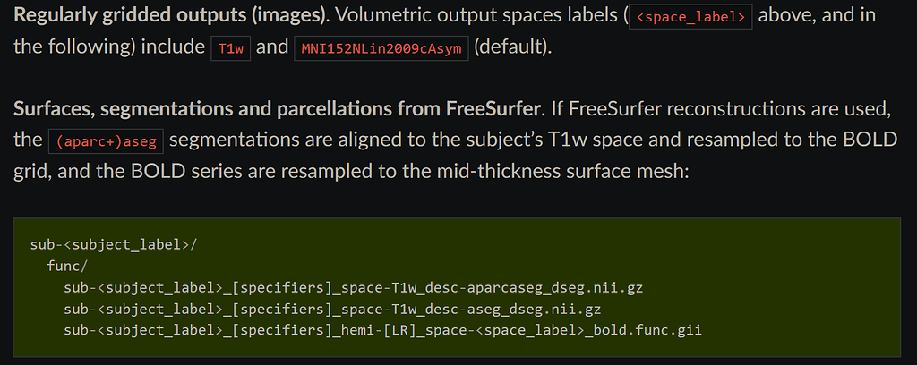 Fmriprep doesn't seem to be able to automatically produce some results in the func folder ...
