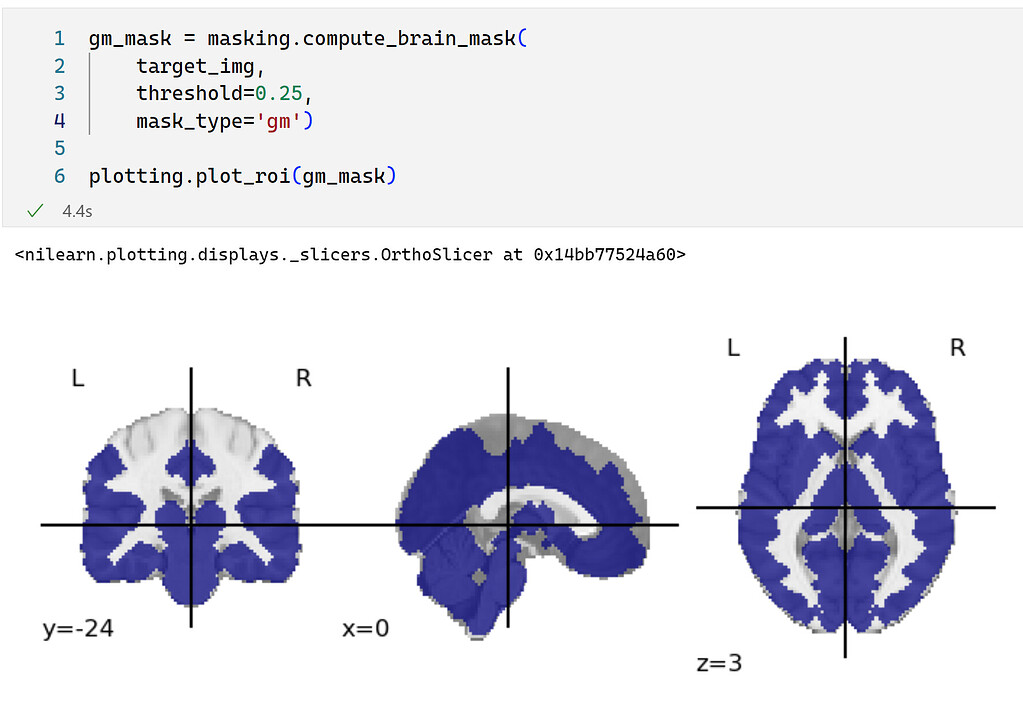 Threshold for gray matter mask in `compute_brain_mask` - nilearn ...