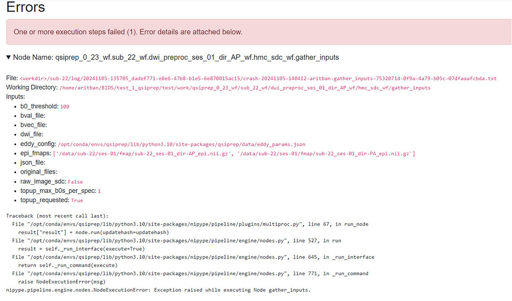 Issues with QSIPrep output and HTML report for DWI data from Philips 3T scanner - Software ...