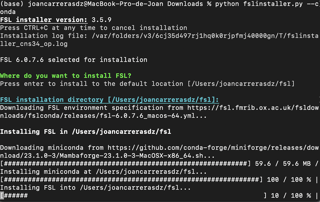 Problems installing FSL - Software Support - Neurostars