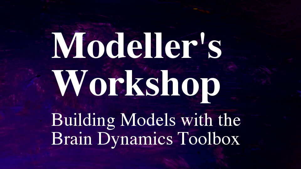 Modellers Workshop for the Brain Dynamics Toolbox (Nov 2021) - Announcements - Neurostars